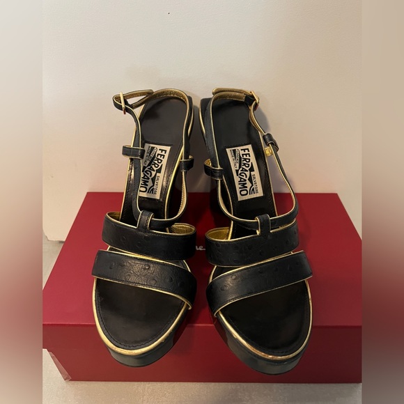Salvatore Ferragamo | Shoes | Authentic Salvatore Ferragamo Wedges ...